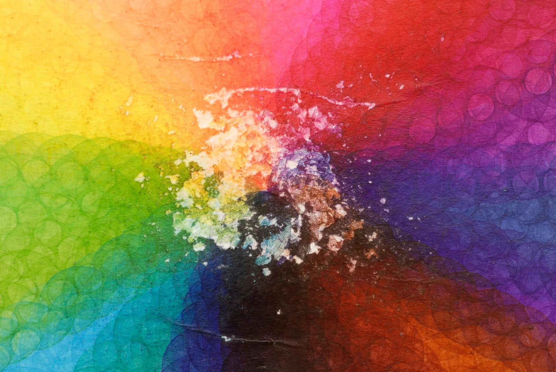 Spirographs: Assorted Coloured Inks — Lesley Halliwell