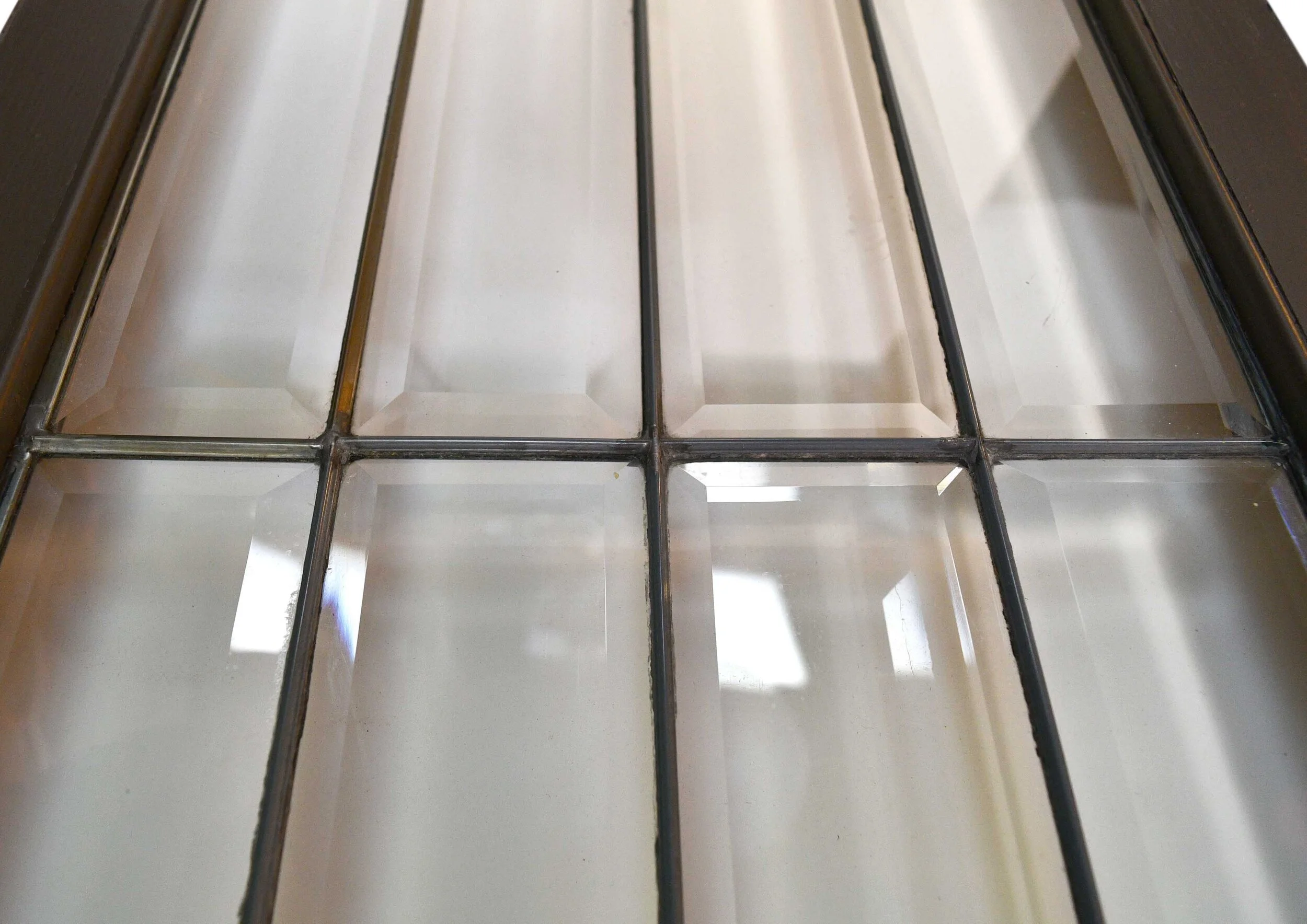 rectangular cut glass sidelites — ARCHITECTURAL ANTIQUES