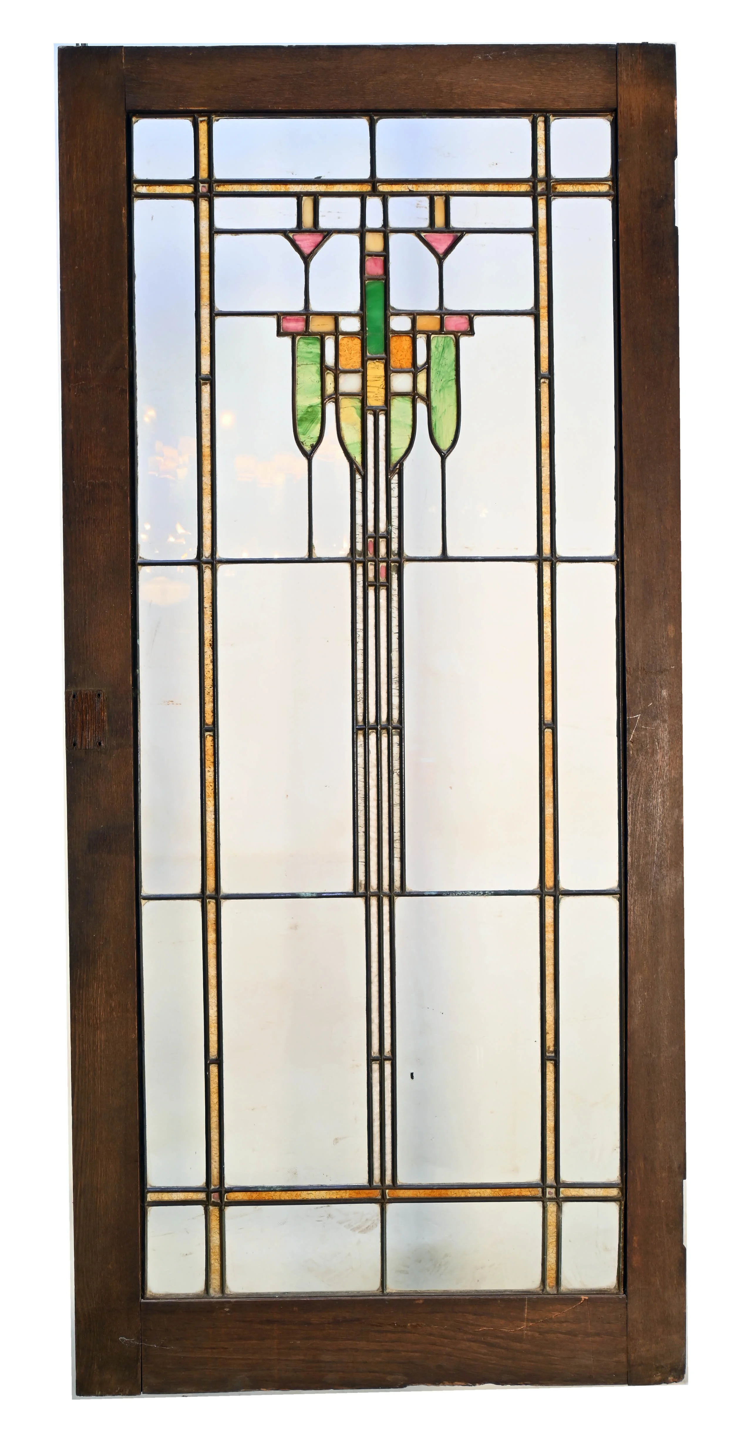 prairie glass window elmslie attrib. — ARCHITECTURAL ANTIQUES