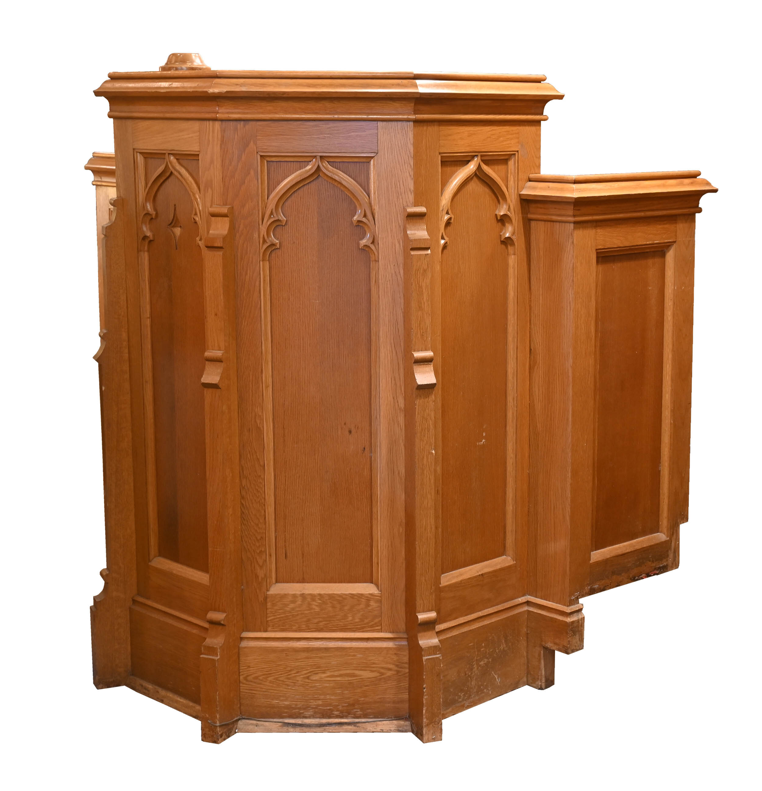 Wood Church Pulpit