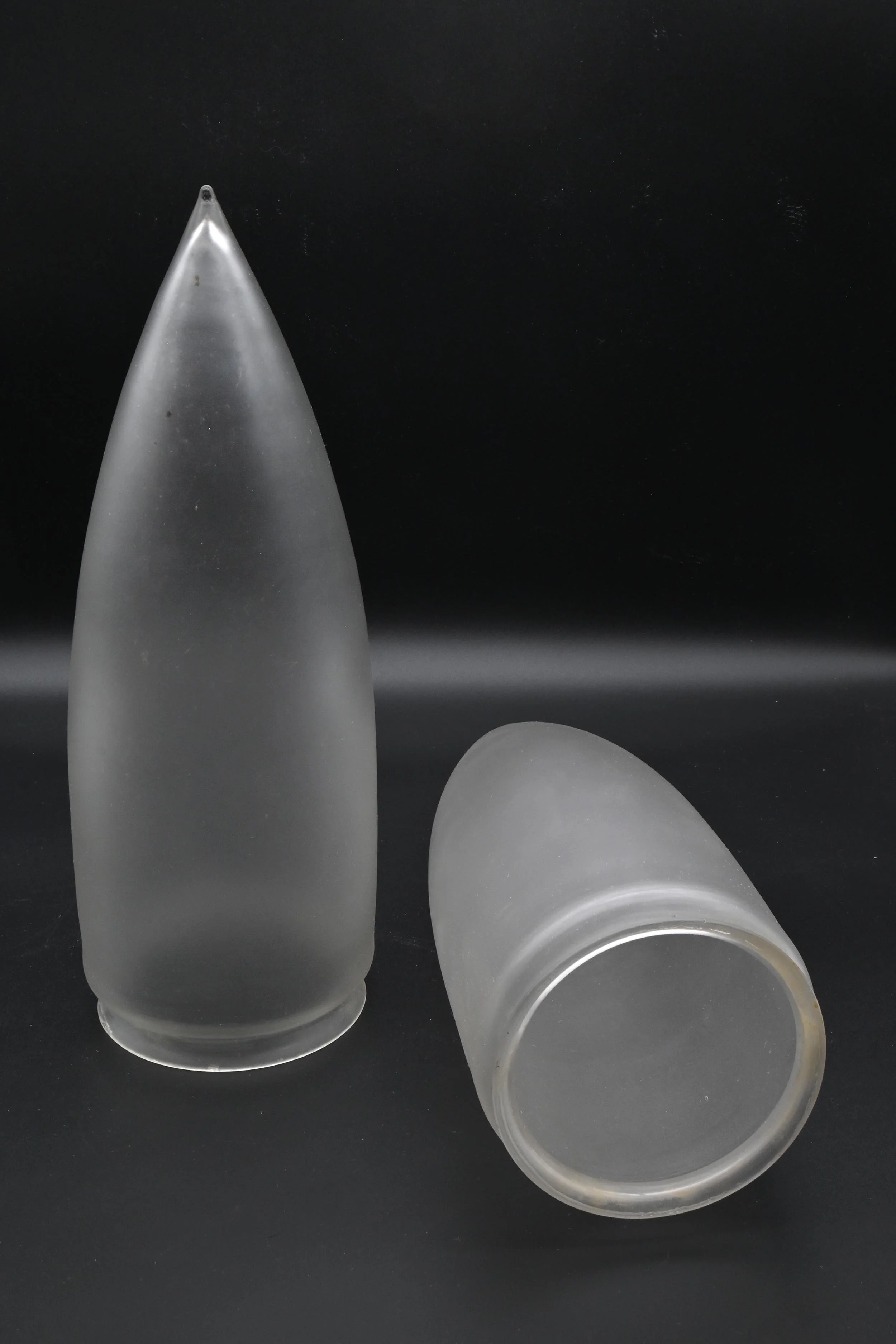 frosted torpedo/stalactite/bullet shades for 3.25" fitter ...