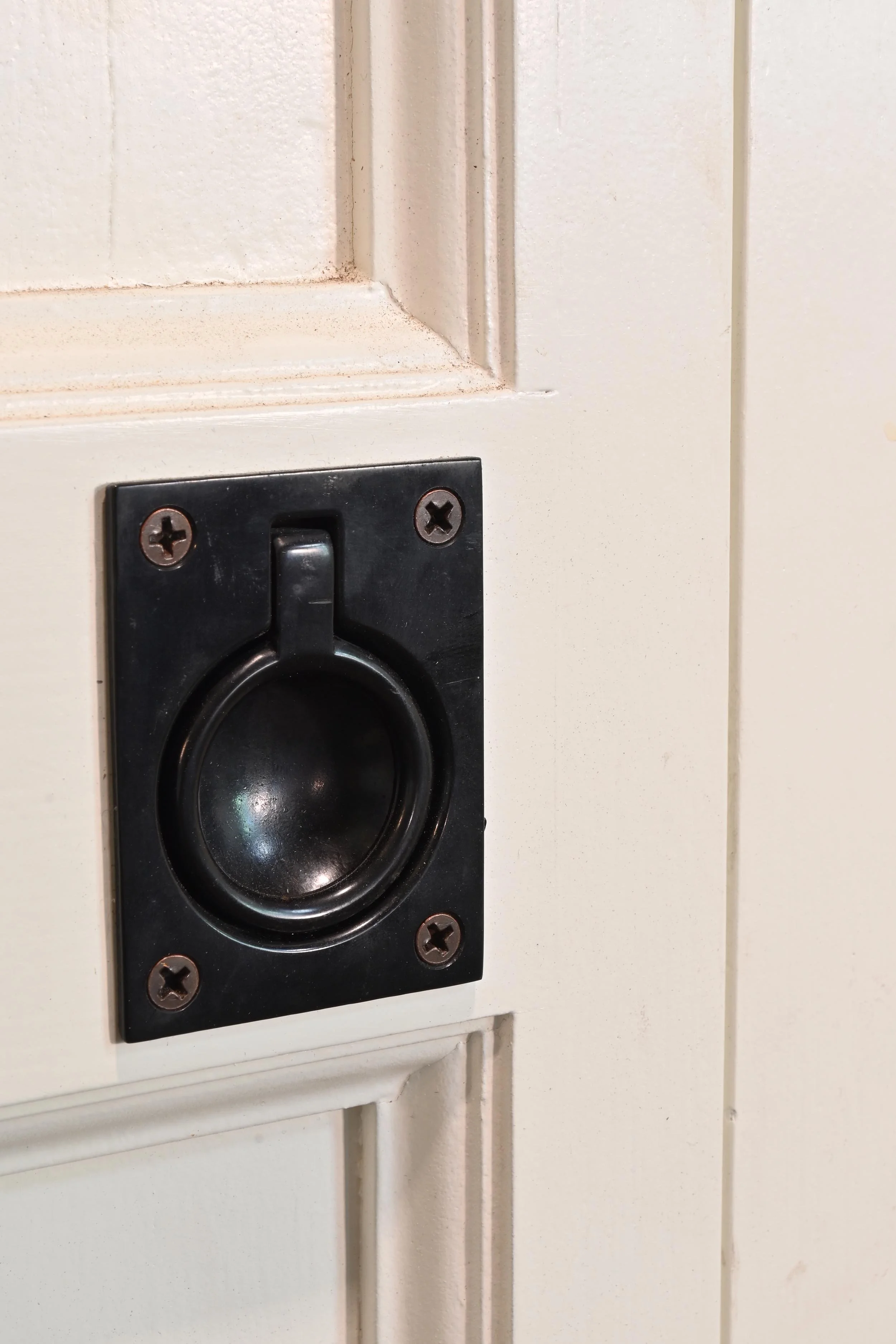 walnut double door set with all hardware — ARCHITECTURAL ANTIQUES