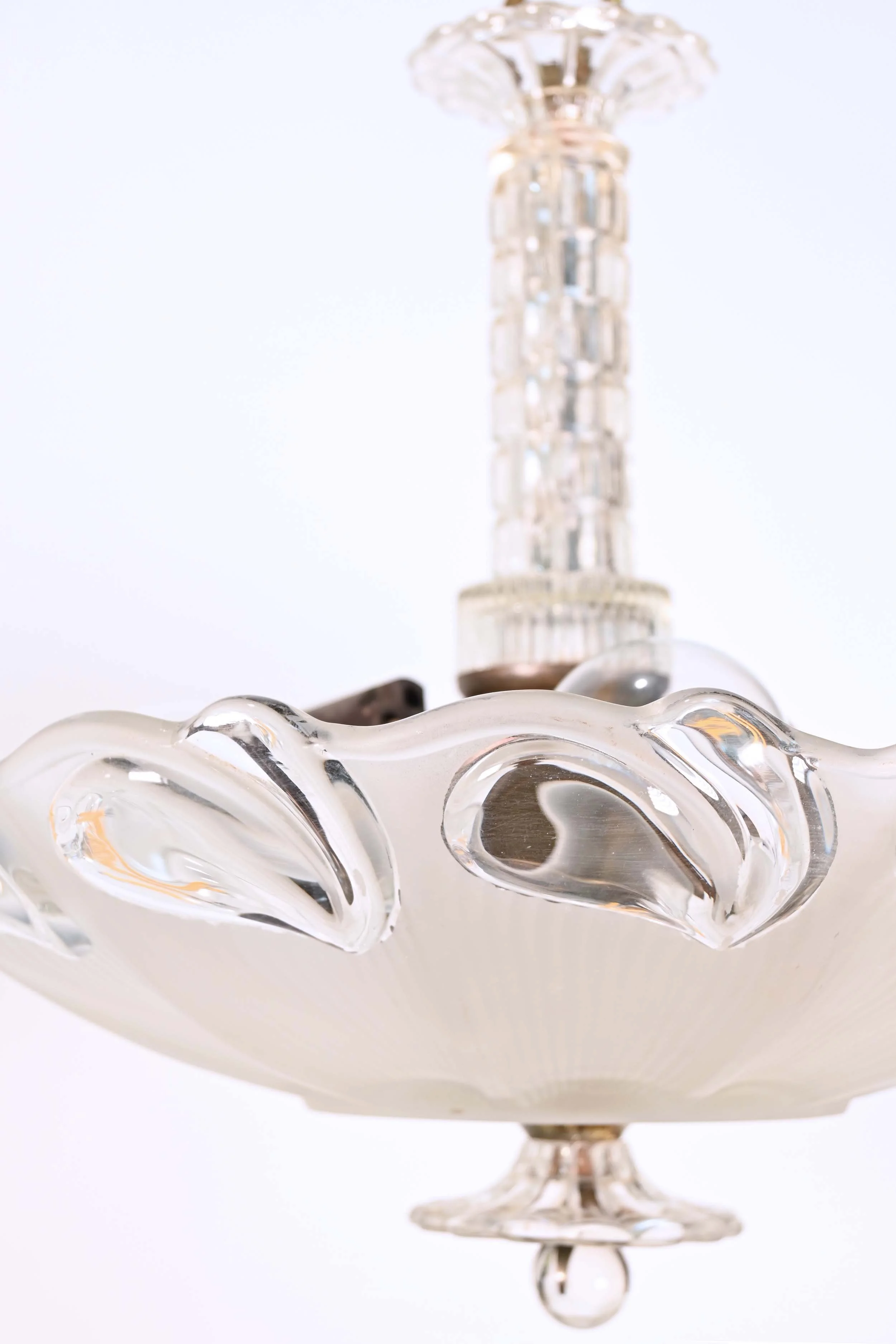 molded glass pendant — ARCHITECTURAL ANTIQUES