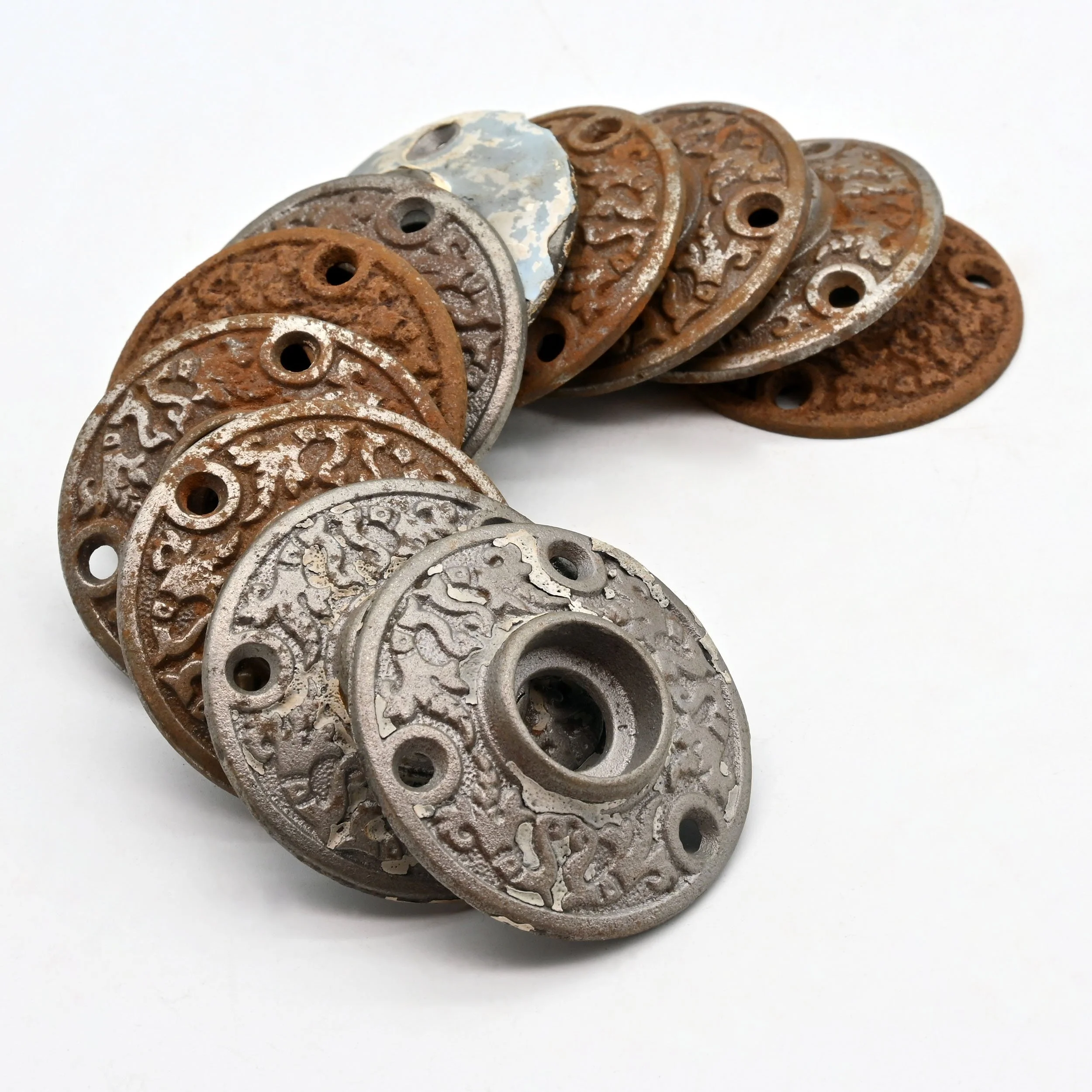 cast iron eastlake rosettes — ARCHITECTURAL ANTIQUES