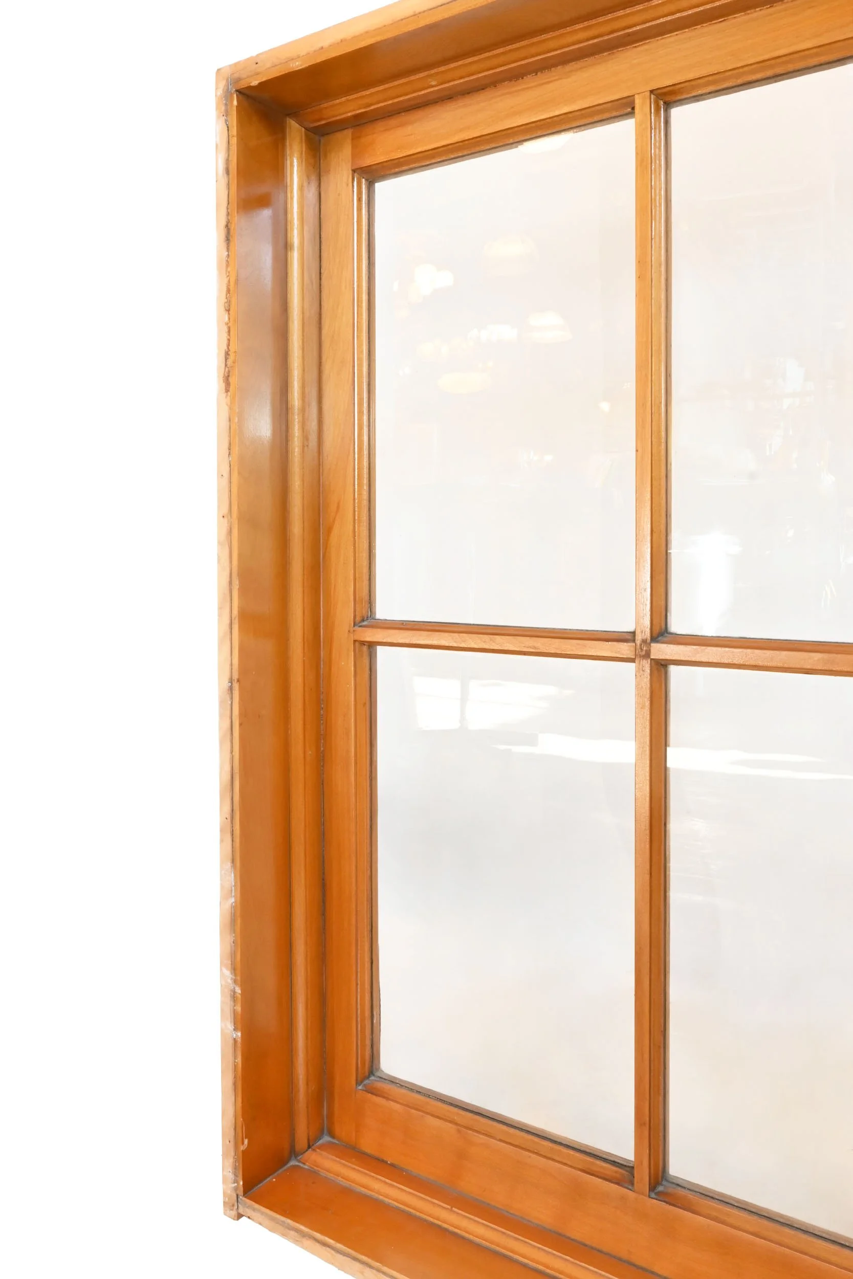 deep framed six pane light oak windows — ARCHITECTURAL ANTIQUES