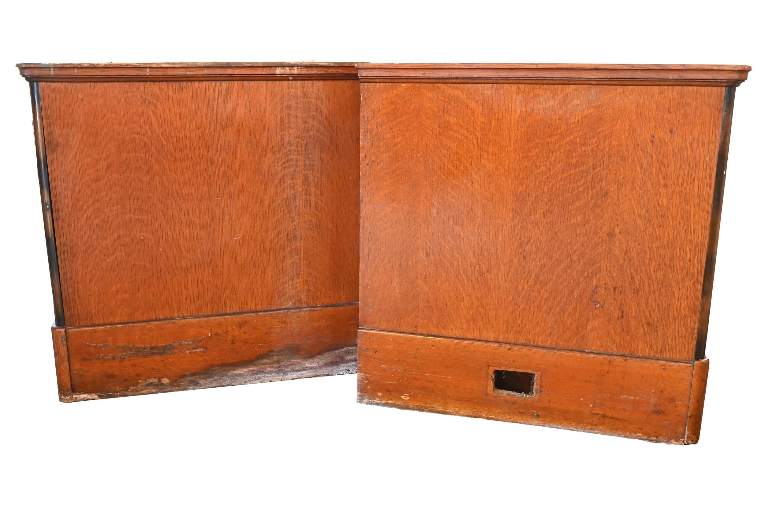 quartersawn oak divider pair with composite touché applique ...