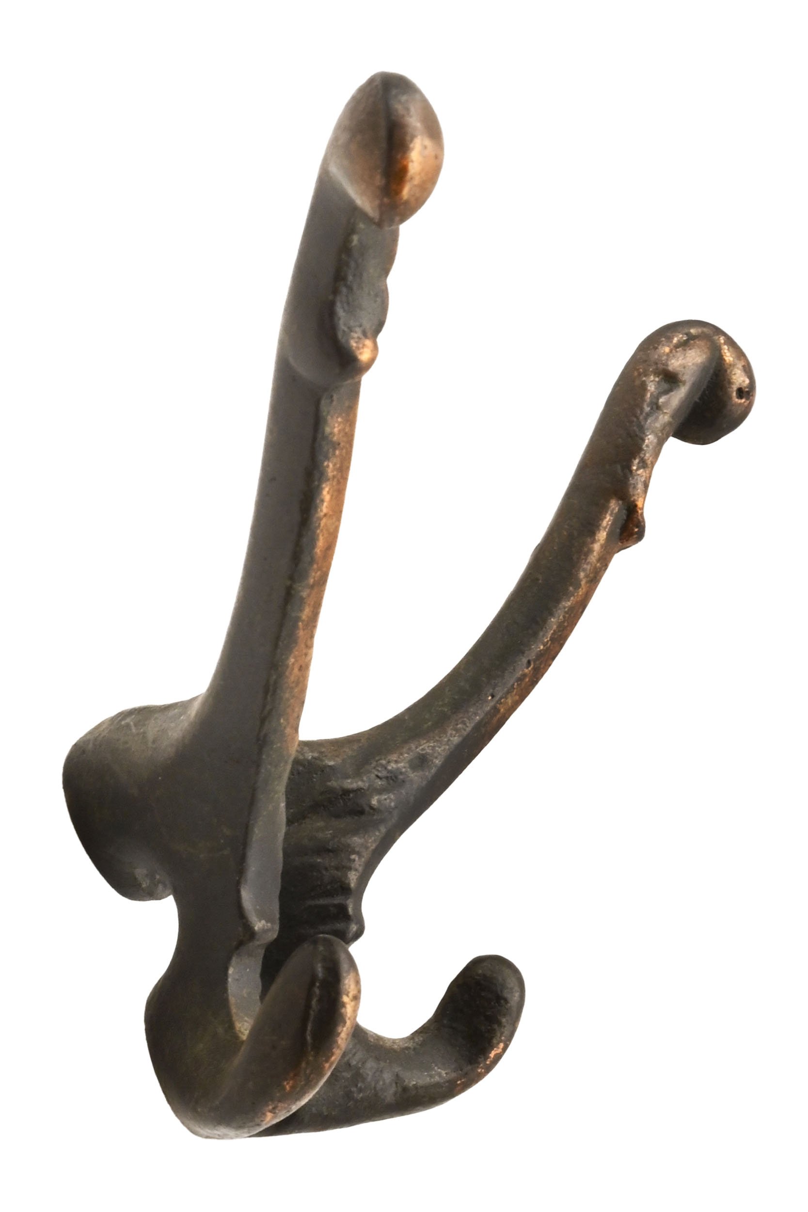 pair of gilt and satin four arm hooks — ARCHITECTURAL ANTIQUES