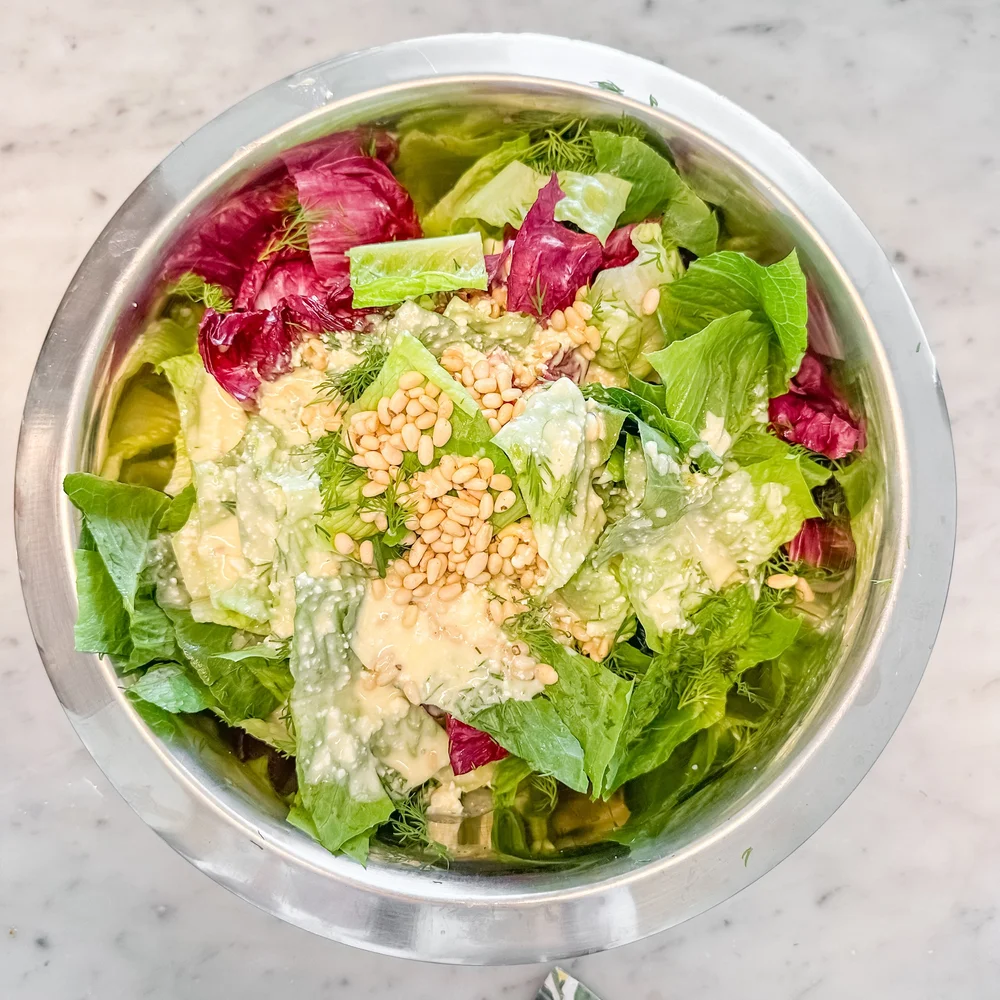 FETA DRESSED SALAD — Wendy La Roche