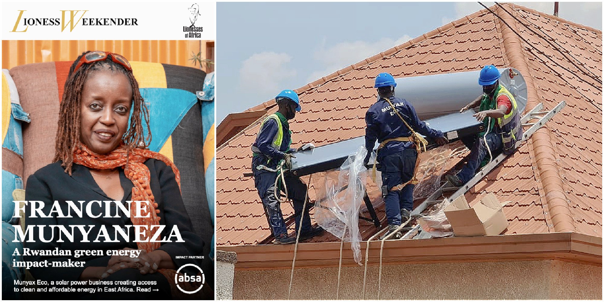 Francine Munyaneza, a Rwandan green energy impact-maker — Lionesses of ...