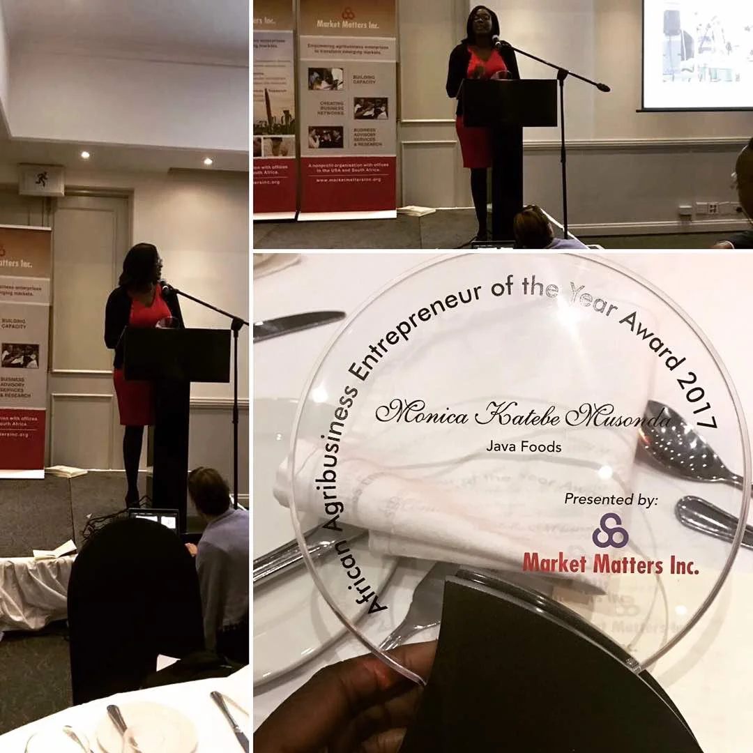 Monica Musonda, founder of Java Foods, Zambia wins the African ...