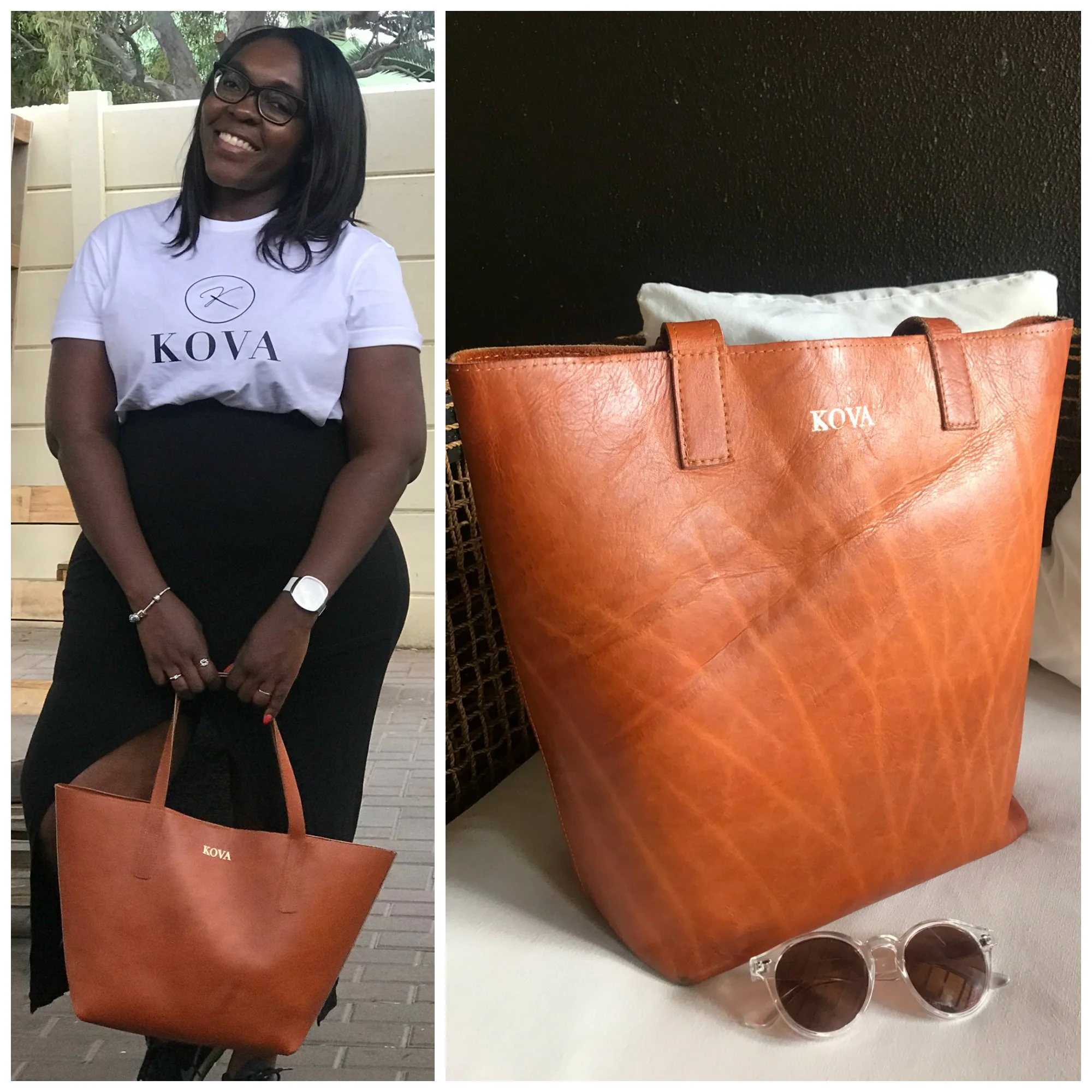 Petrina Auino-Mwandingi, a serial entrepreneur creating unique leather accessories for the ...