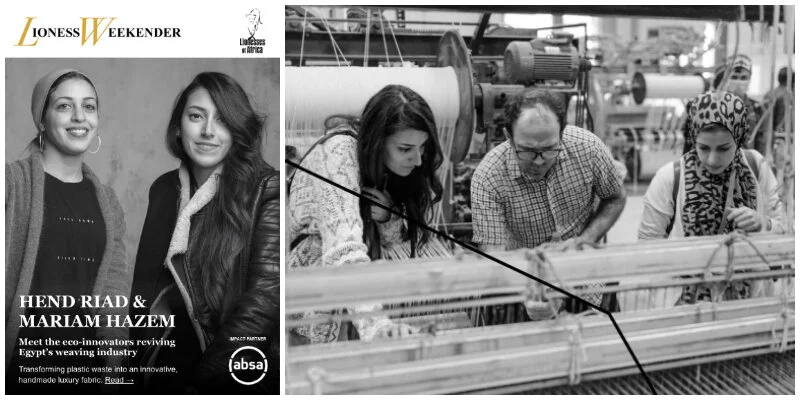Hend Riad and Mariam Hazem, eco-innovators reviving Egypt’s weaving industry — Lionesses of Africa
