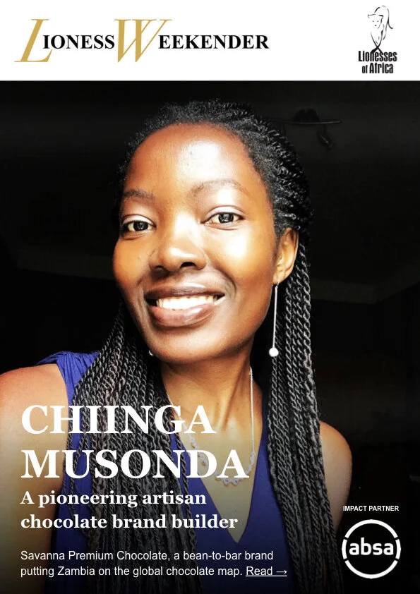 Chiinga Musonda, a pioneering artisan chocolate brand builder ...