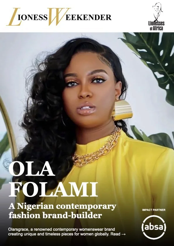 Ola Folami, a Nigerian contemporary fashion brand-builder — Lionesses ...