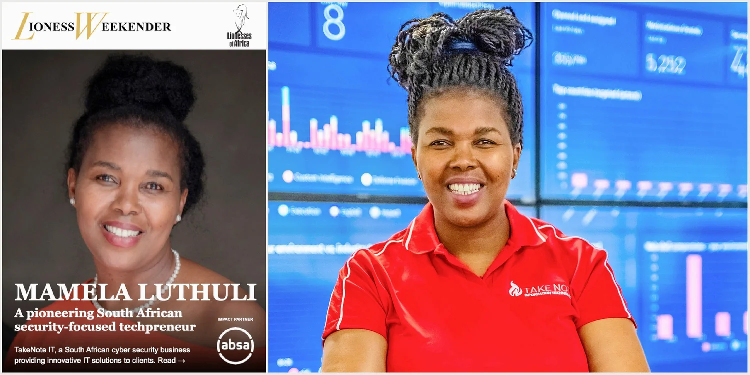 Mamela Luthuli, a pioneering South African security-focused techpreneur ...