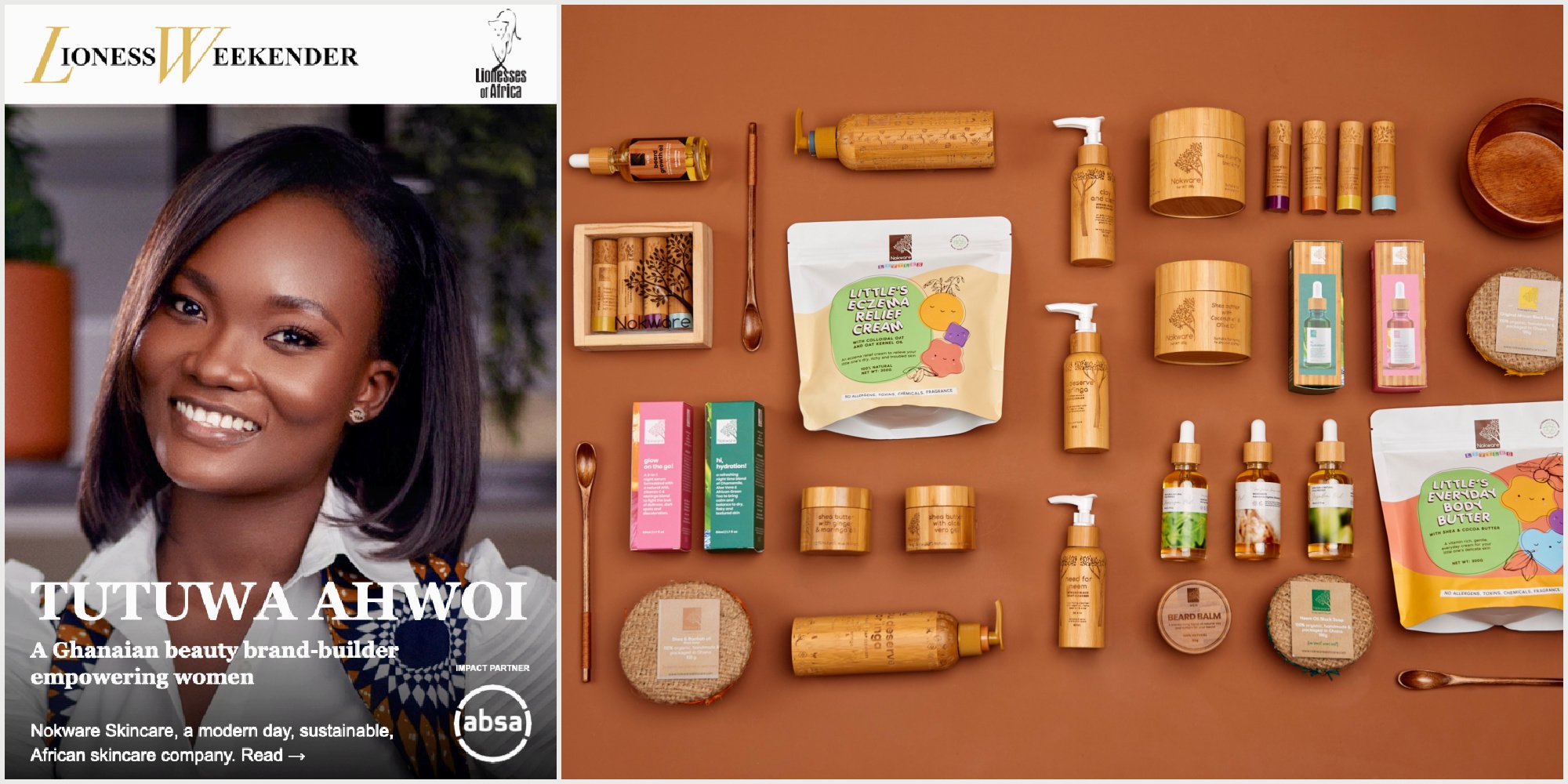 Tutuwa Ahwoi, a Ghanaian beauty brand-builder empowering women ...