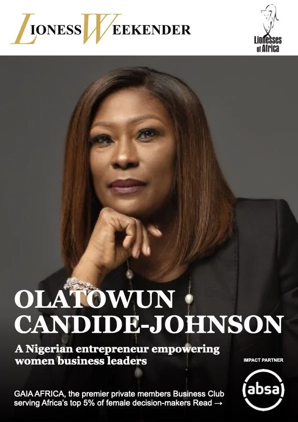 Olatowun Candide-Johnson, a Nigerian entrepreneur empowering women business leaders — Lionesses ...