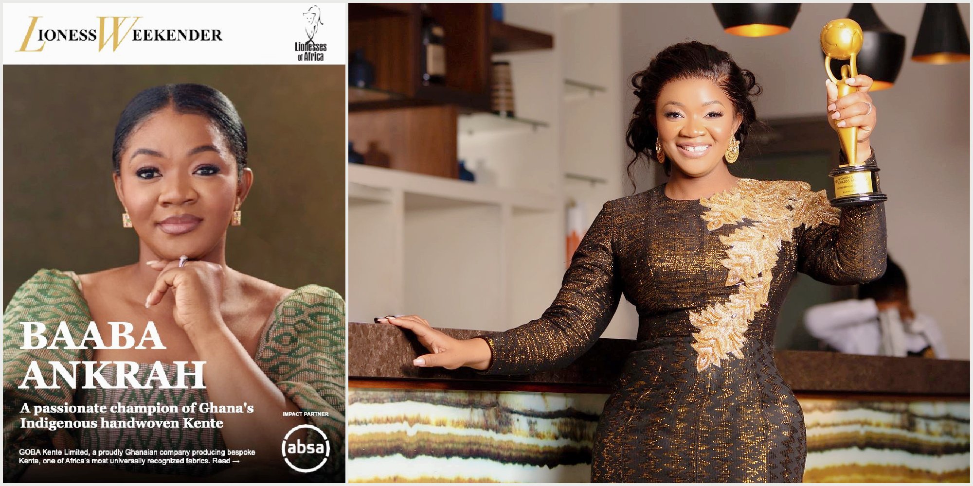 Baaba Ankrah, a passionate champion of Ghana's Indigenous handwoven ...