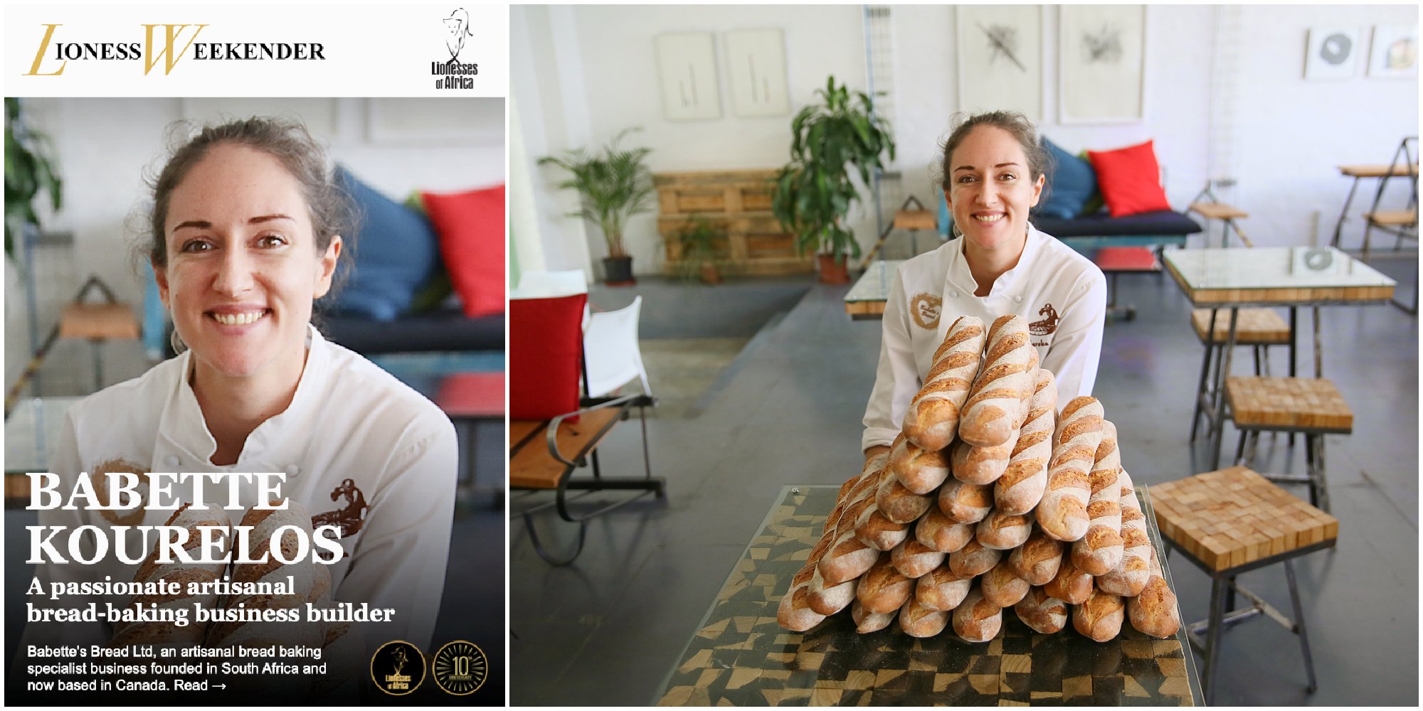 Babette Kourelos, a passionate artisanal bread-baking business builder ...