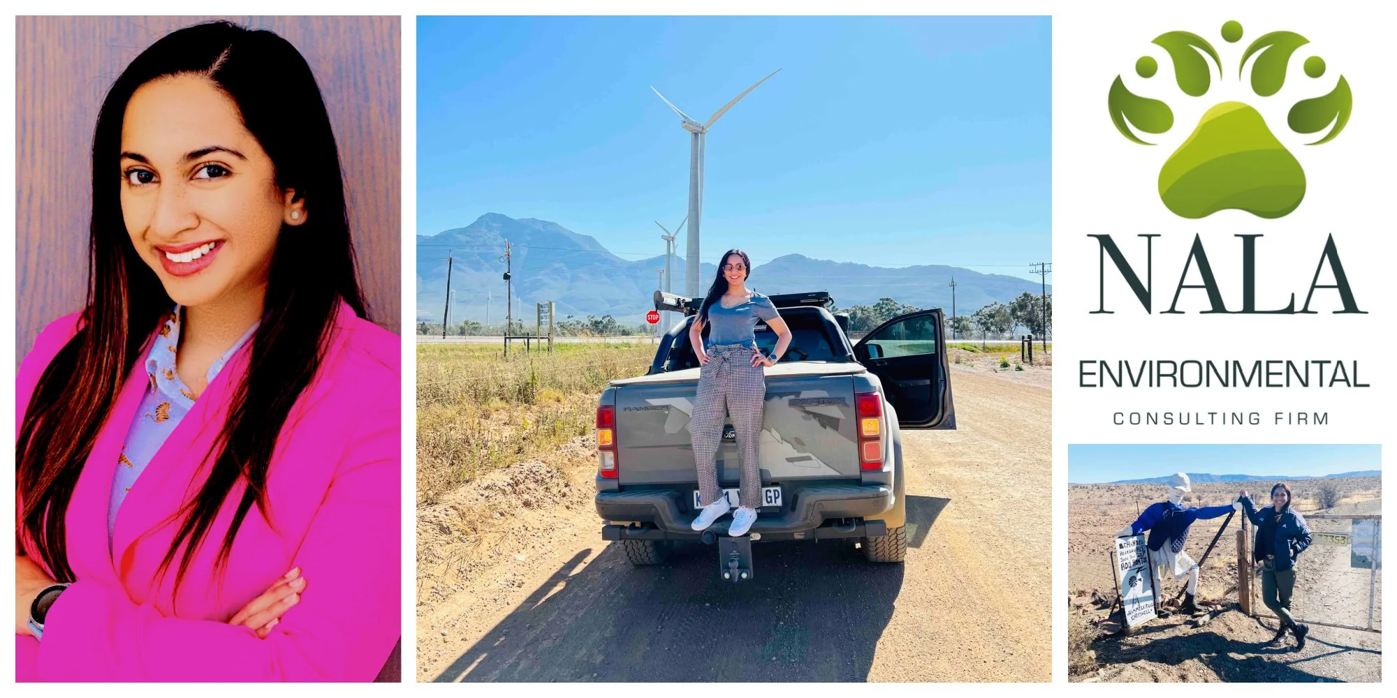 Arlene Singh, a South African environmental consultant in the renewable energy sector ...