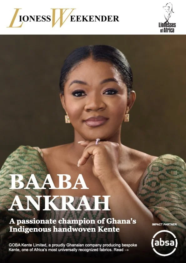 Baaba Ankrah, a passionate champion of Ghana's Indigenous handwoven ...