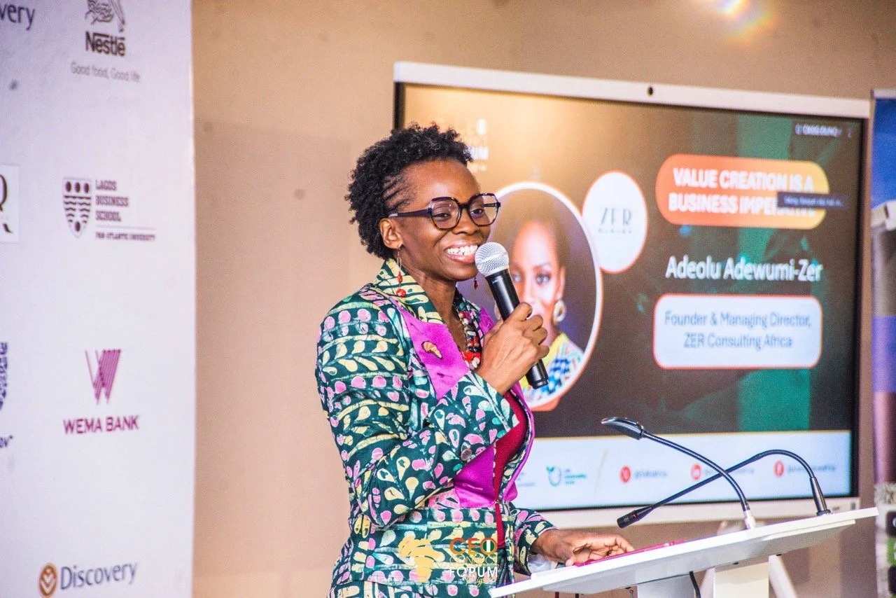 Adeolu Adewumi-Zer, a purpose-driven strategy and management consulting ...