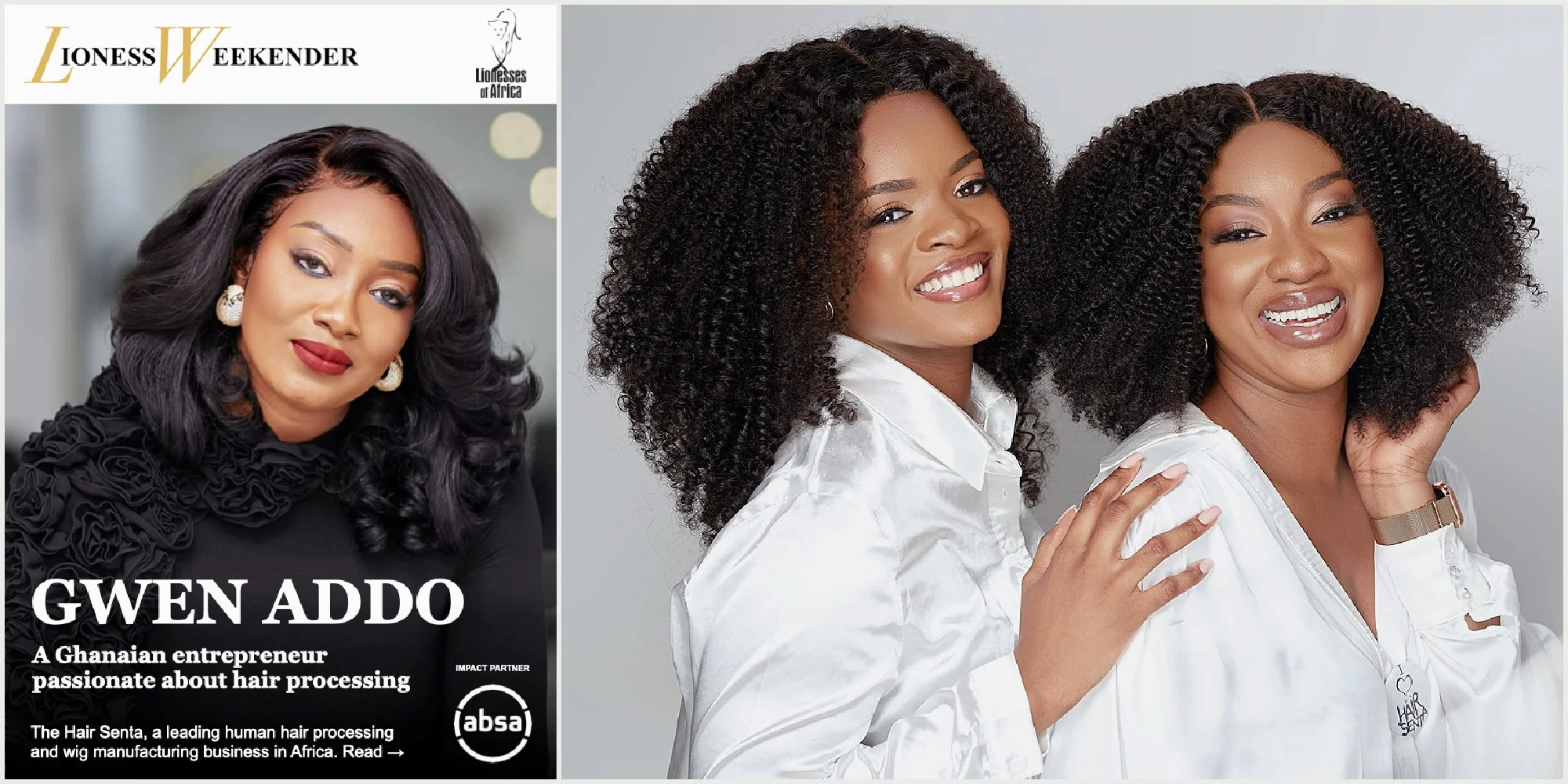 Gwen Addo, a Ghanaian entrepreneur passionate about hair processing ...