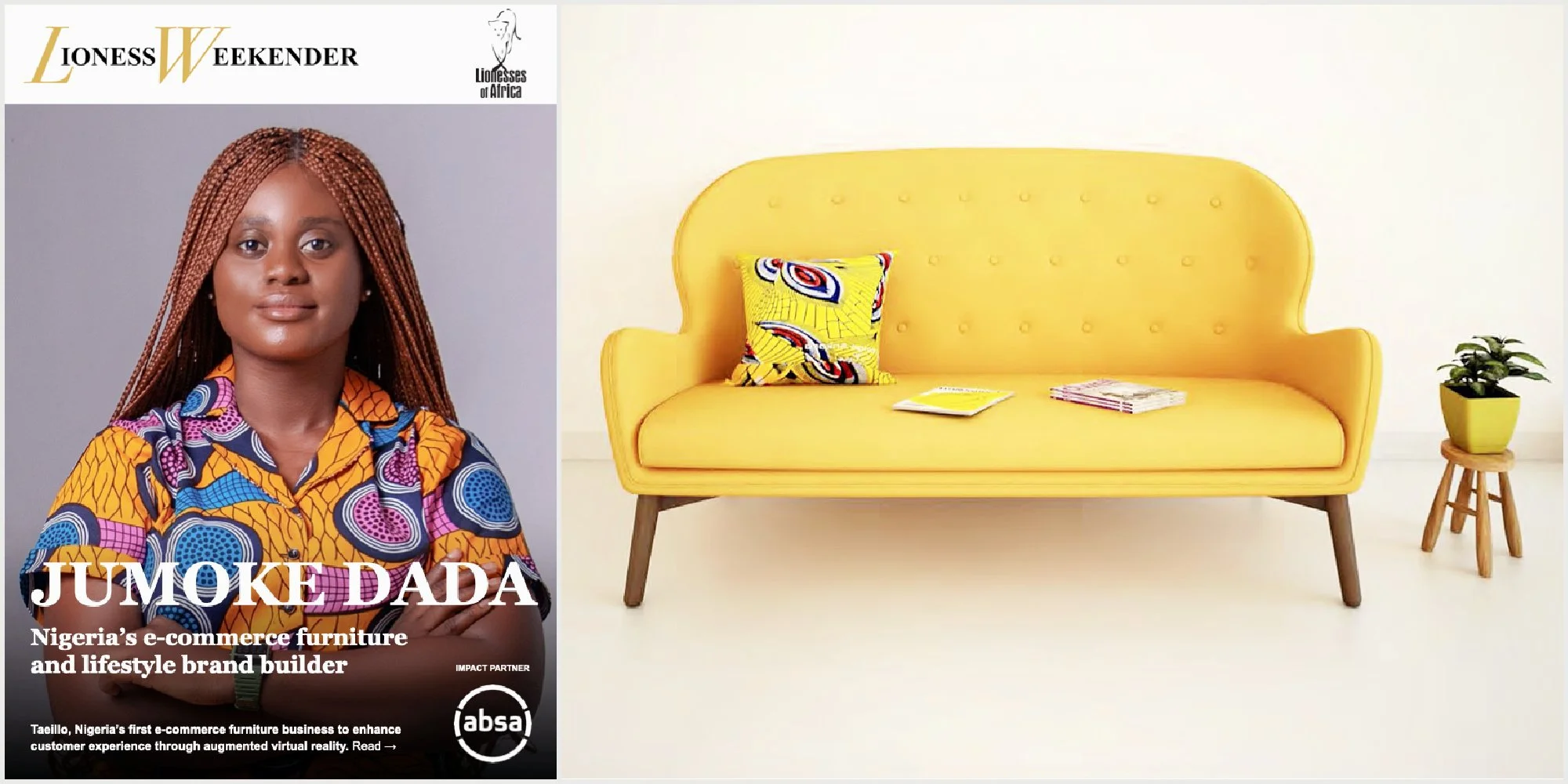 Jumoke Dada, a Nigerian e-commerce furniture and lifestyle brand ...