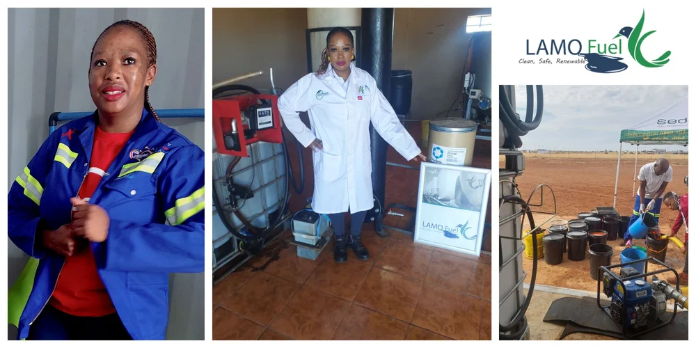 Kealeboga Tshikovhi, a South African biodiesel entrepreneur ...