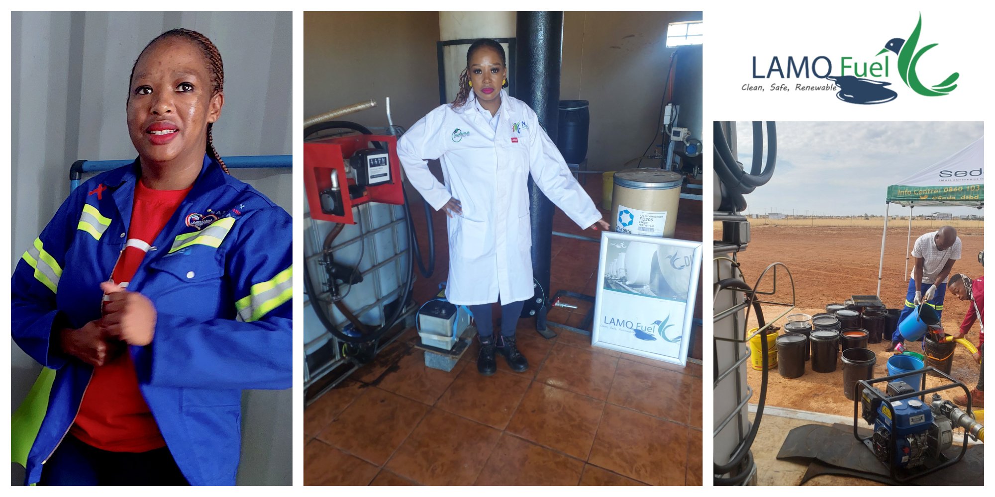 Kealeboga Tshikovhi, a South African biodiesel entrepreneur ...