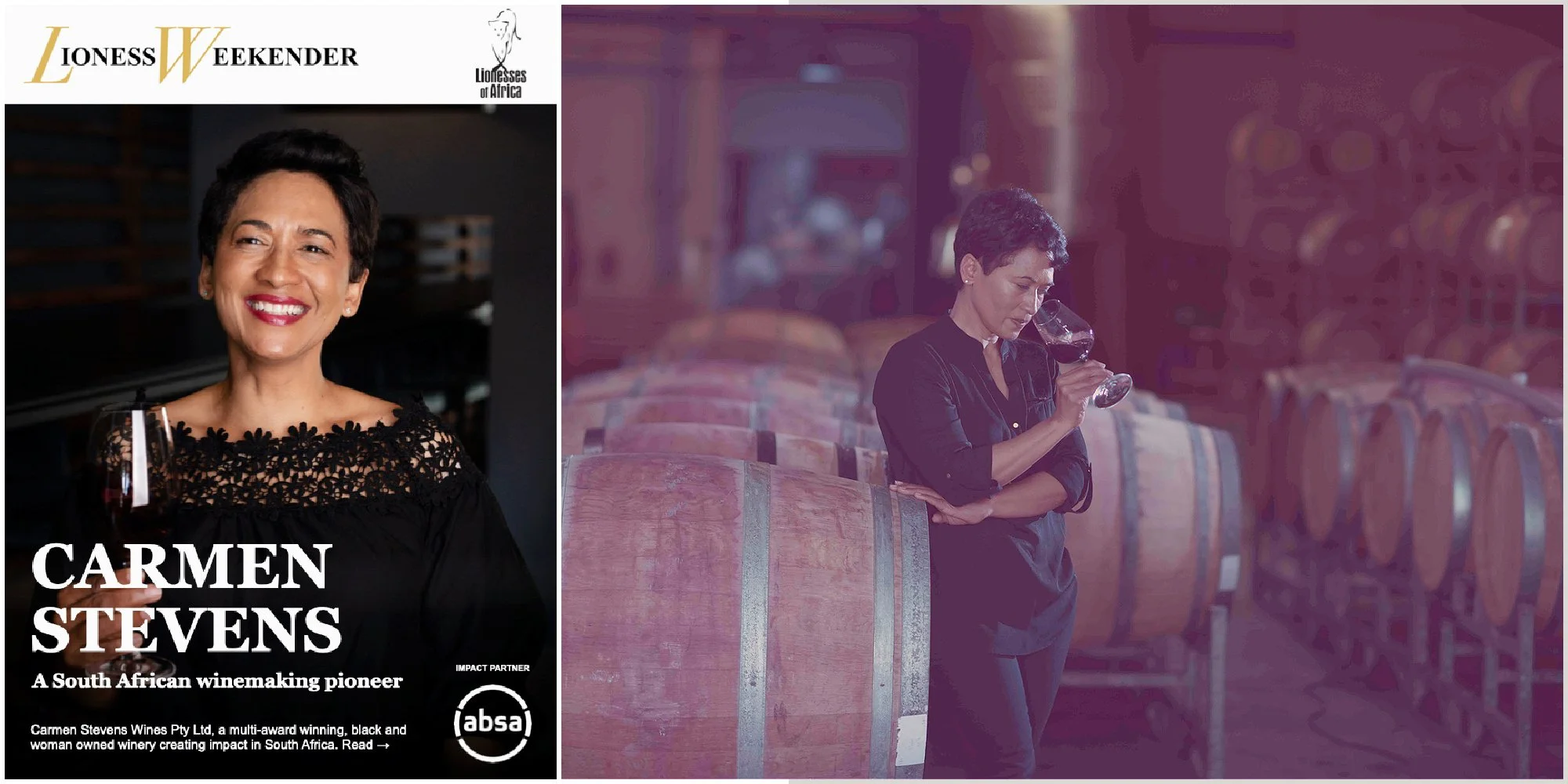 Carmen Stevens, a South African winemaking pioneer — Lionesses of Africa