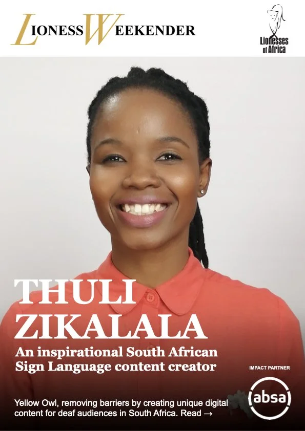Thuli Zikalala, a South African professional sign language interpreter ...