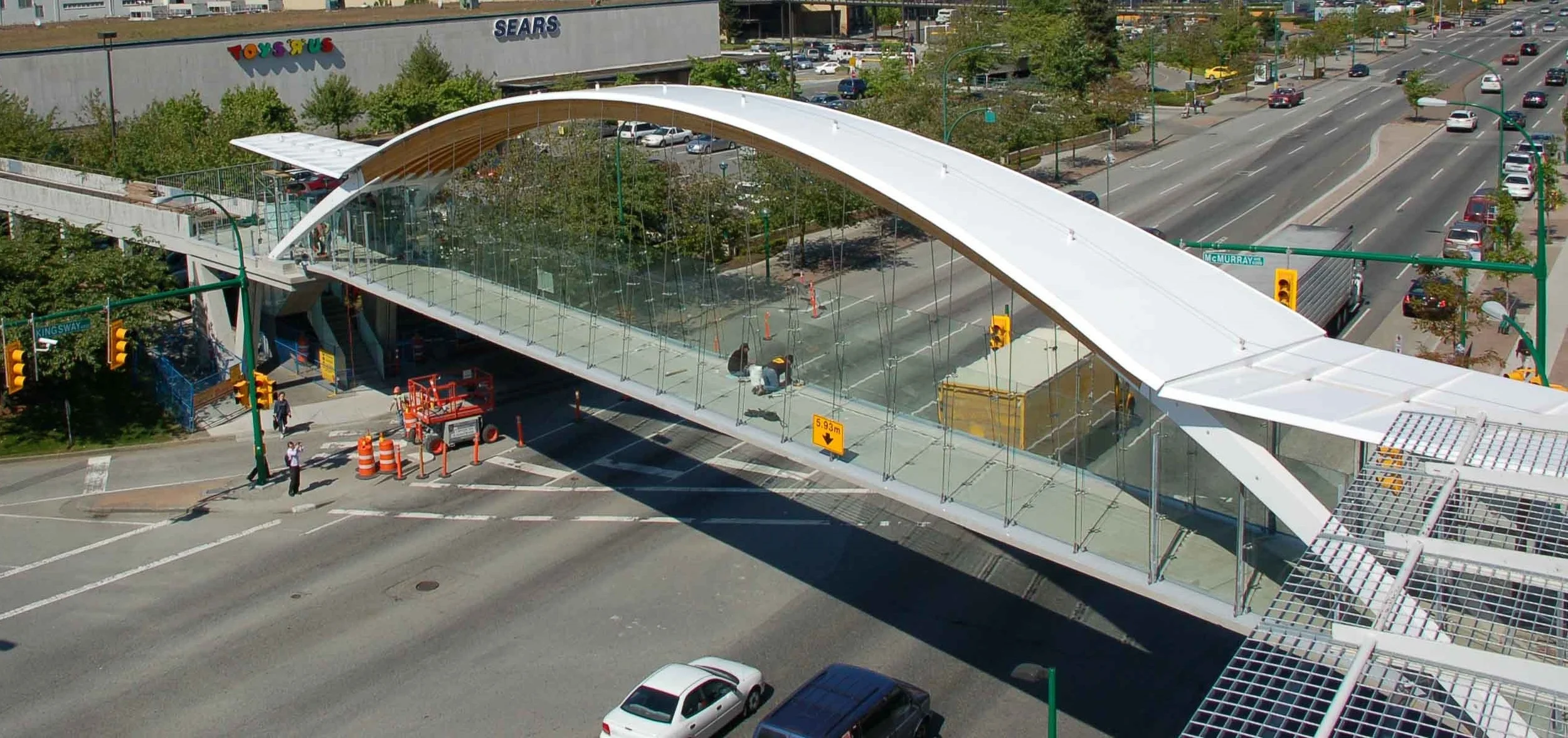 A Striking Glass Portal to the City — Building Envelope, Railing ...