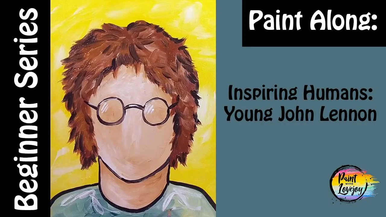 Young John Lennon Color