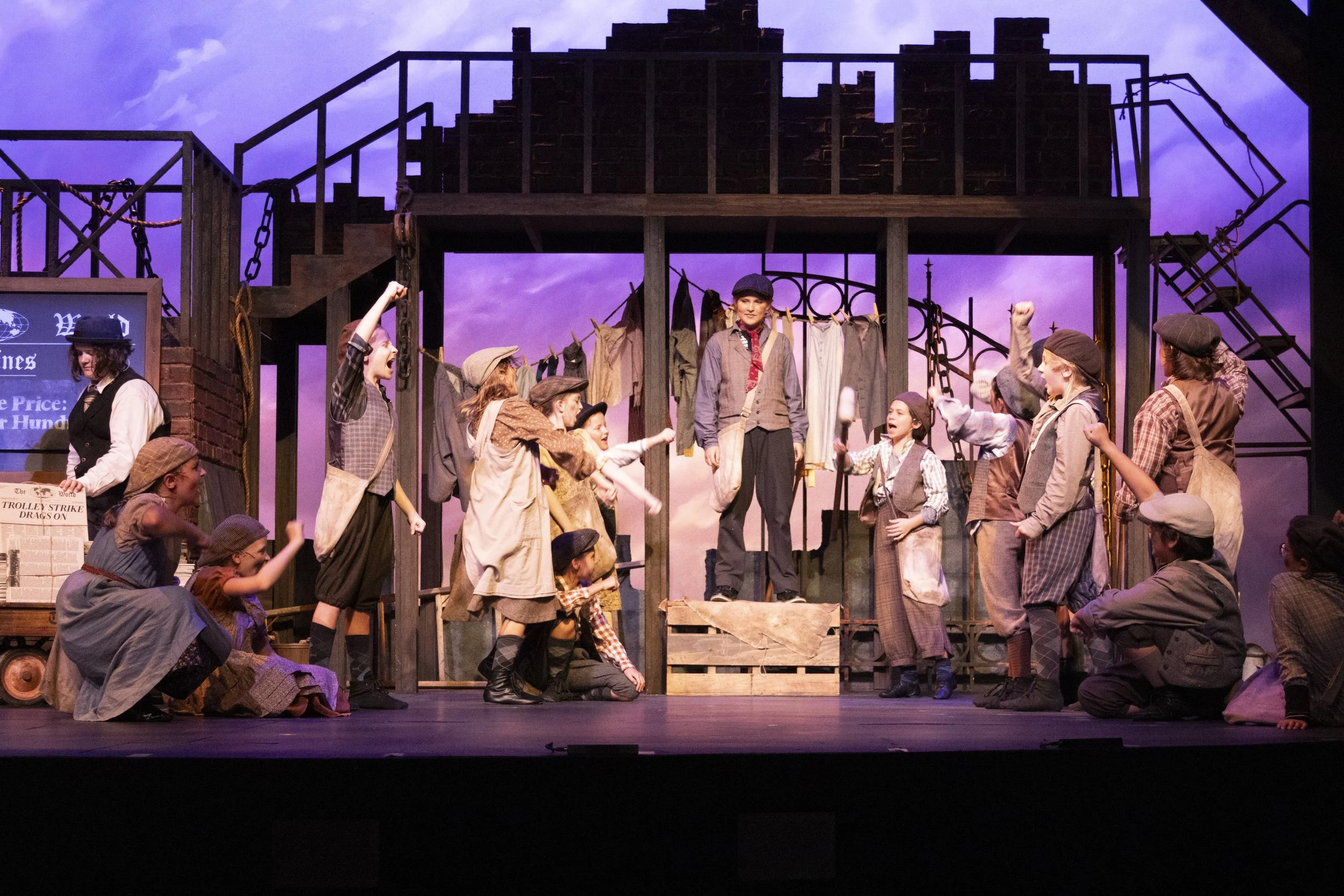 Newsies Jr (performed by students ages 8-13) — Riverside Theatre