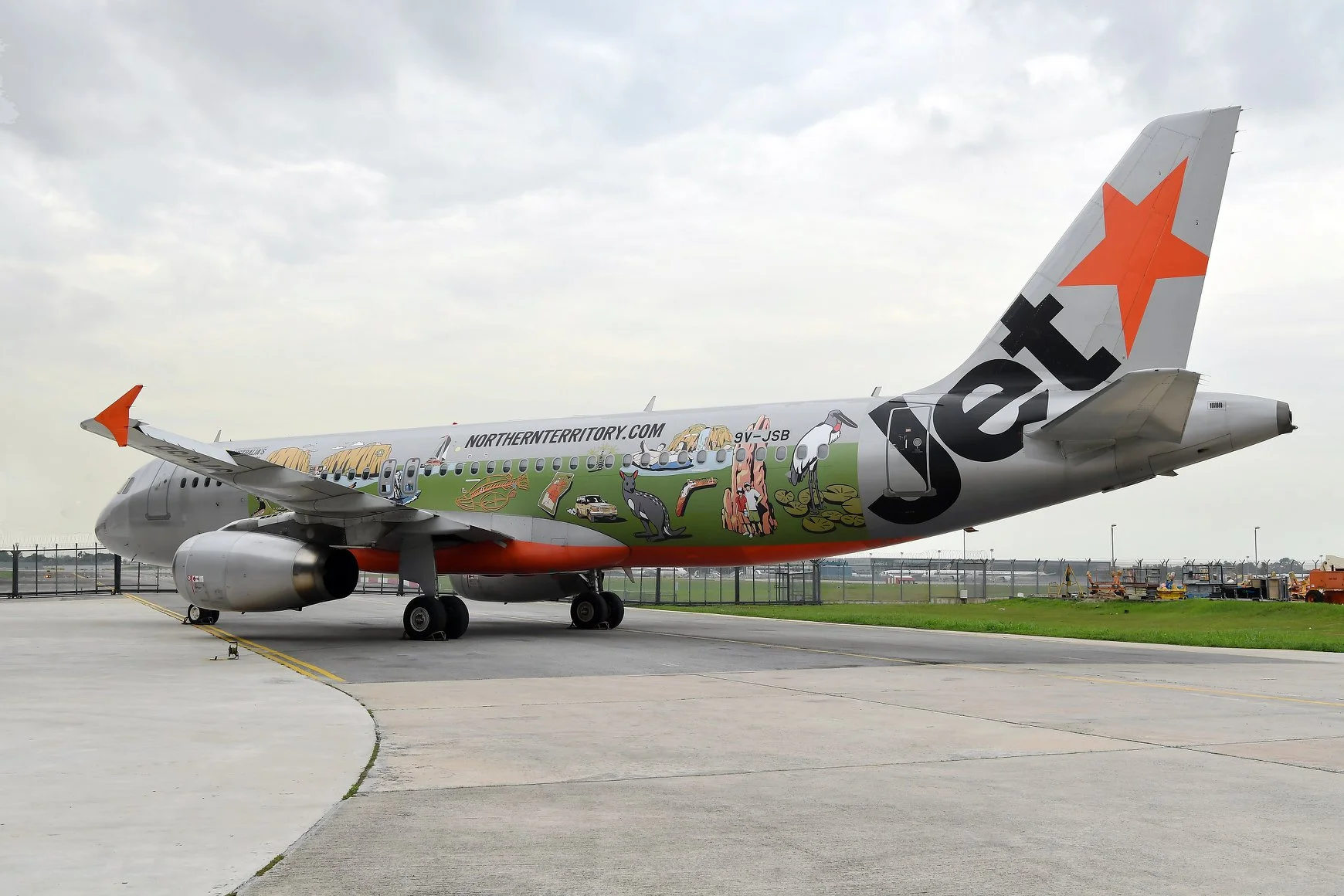 Jetstar Asia Livery — 3D ART / ILLUSTRATIONS / MURALS