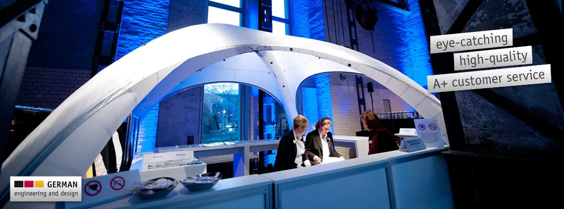 Exposion opvallende stands & displays ook opblaasbaar