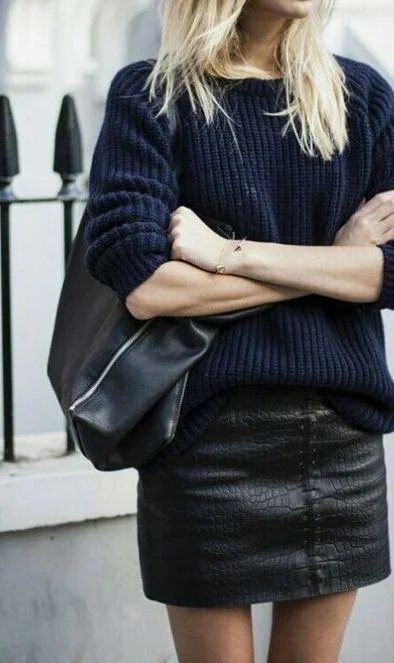 Style rule breakers: how to wear navy and black together — Edits Styling