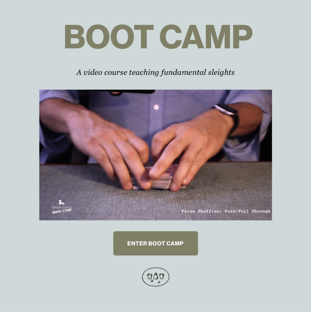 David Williamson - Sleight.School - Boot Camp (ALL Video+PDF) | Magic22