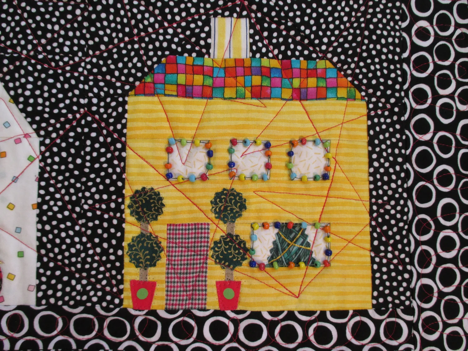 Christmas Card Series — Art Quilts by Tina Curran