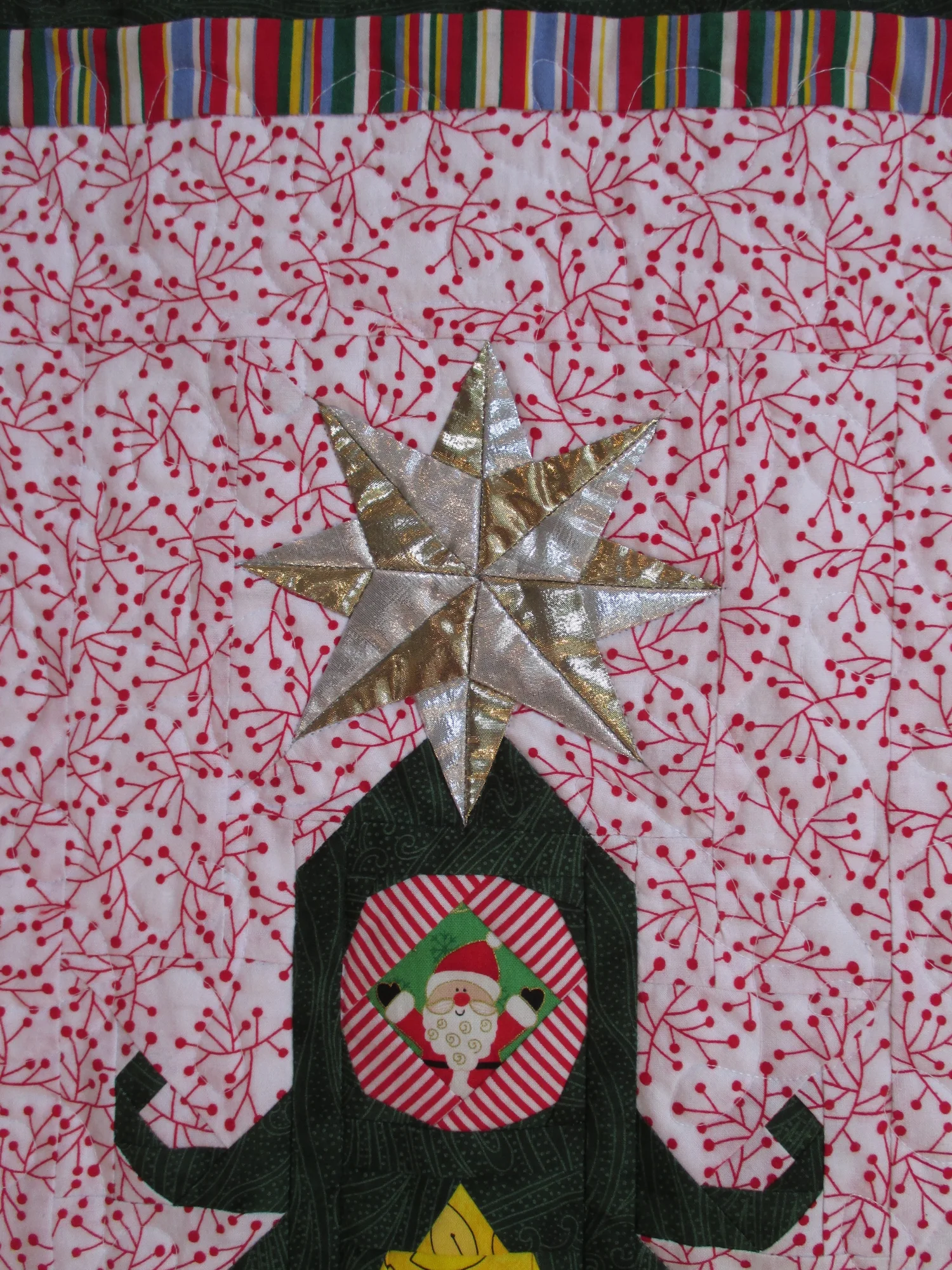 Christmas Card Series — Art Quilts by Tina Curran