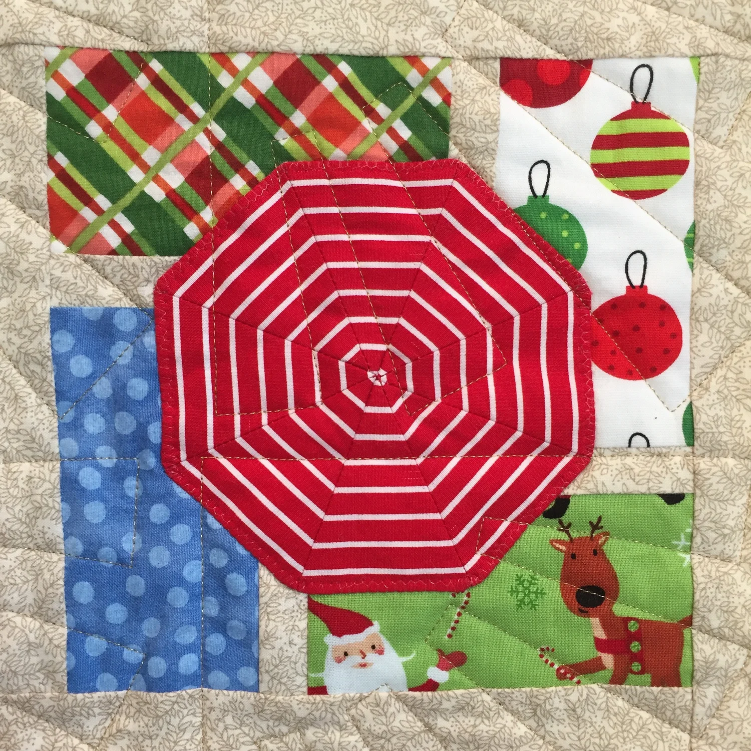 Christmas Card Series — Art Quilts by Tina Curran
