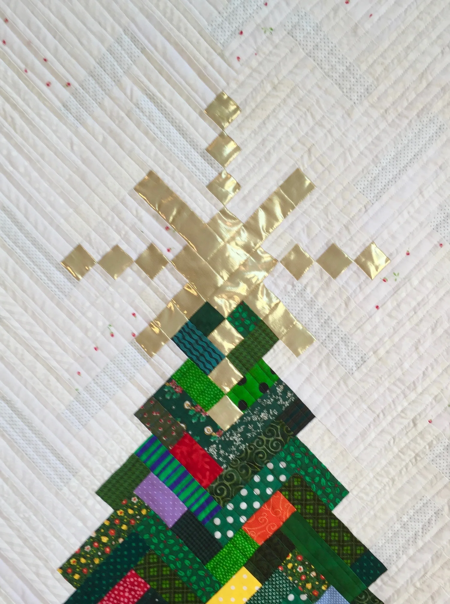 Christmas Card Series — Art Quilts by Tina Curran