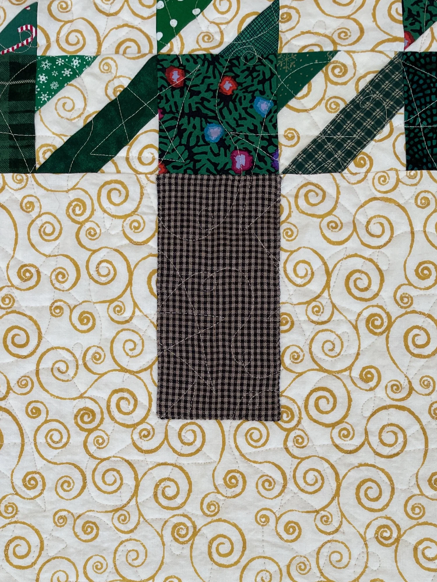 Christmas Card Series — Art Quilts by Tina Curran