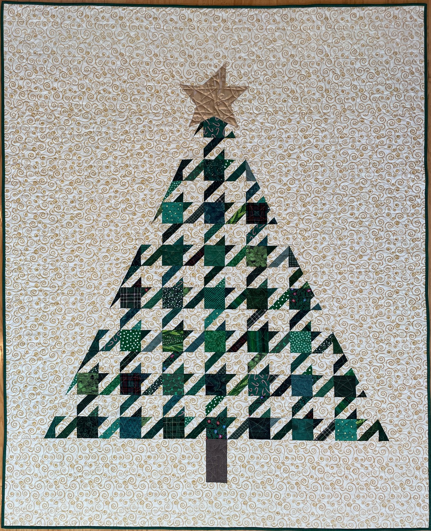 Christmas Card Series — Art Quilts by Tina Curran