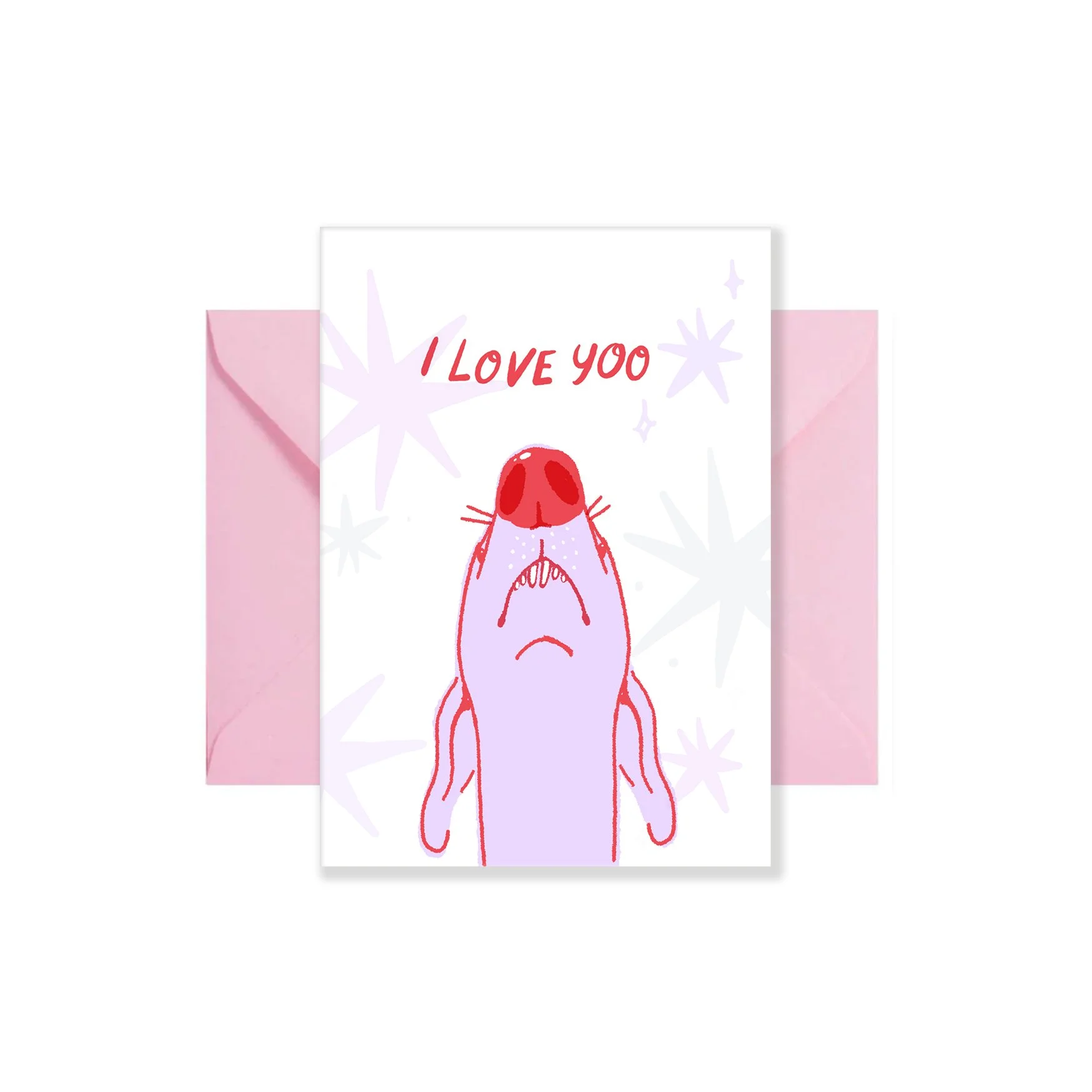 Long Doggo, Unique and special sighthound shaped card illustrated by ...