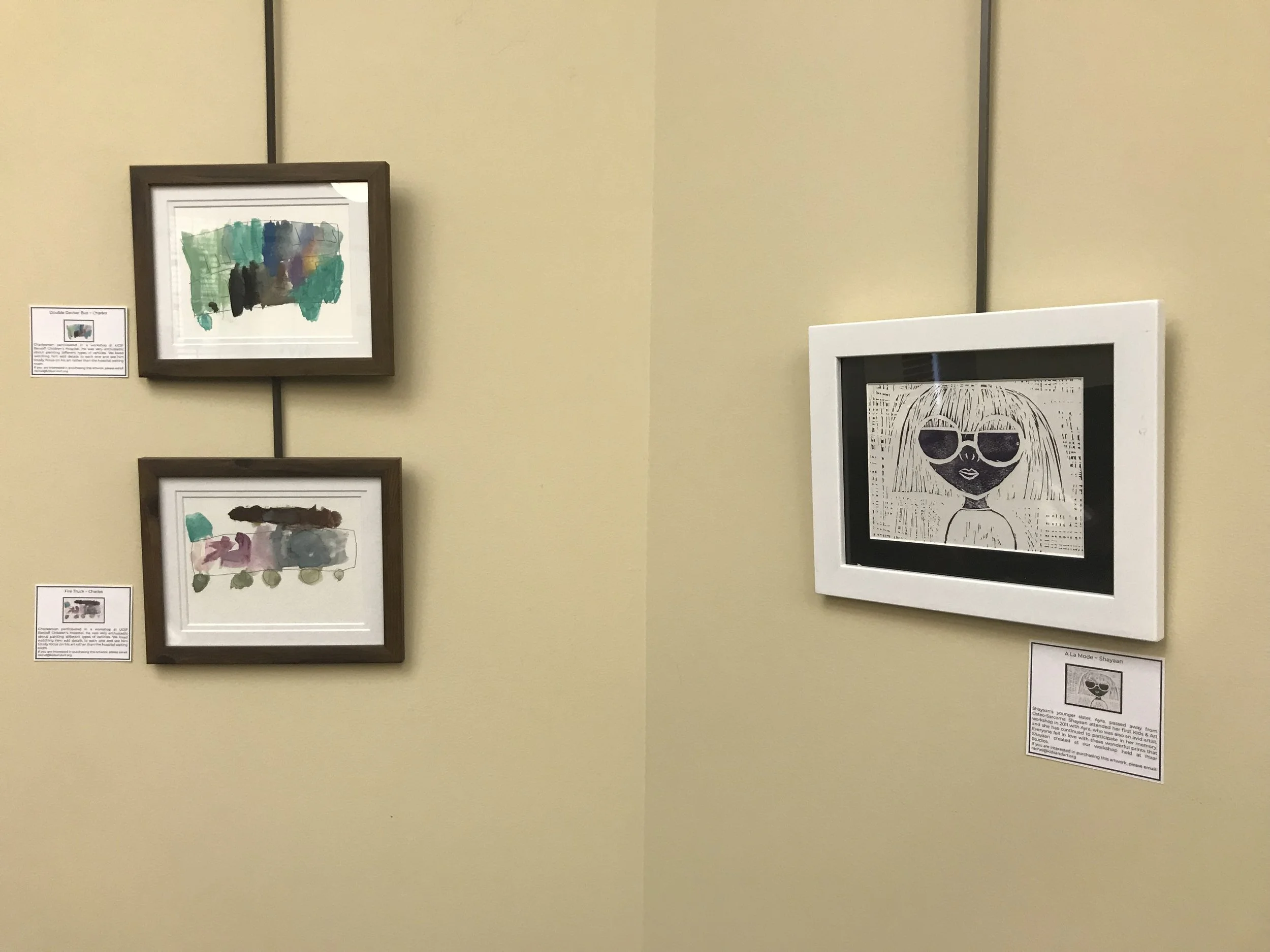 Burlingame Library Exhibition - Kids & Art Foundation