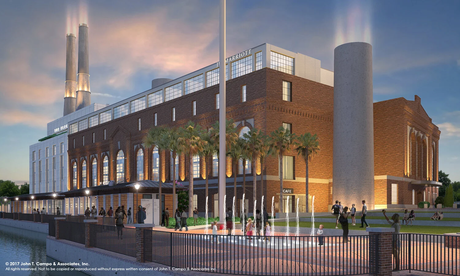 JW Marriott Savannah Plant Riverside District Power Plant Hotel — Campo ...