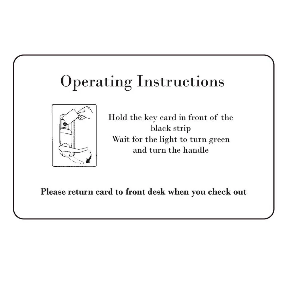 Beline RFID Welcome Key Cards (Box of 200 cards) — Standard Plastic ...