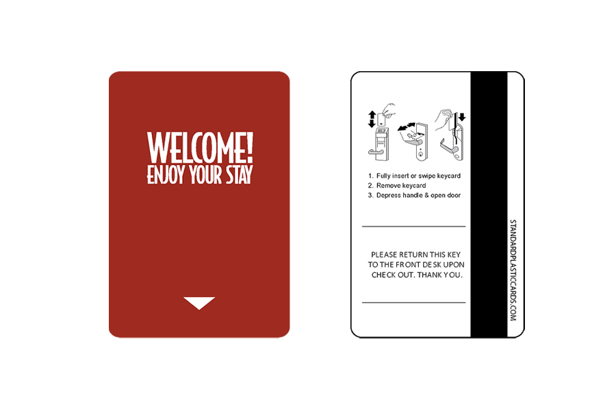 Guest room keycards- magnetic stripe - Welcome! - From Inventory ...